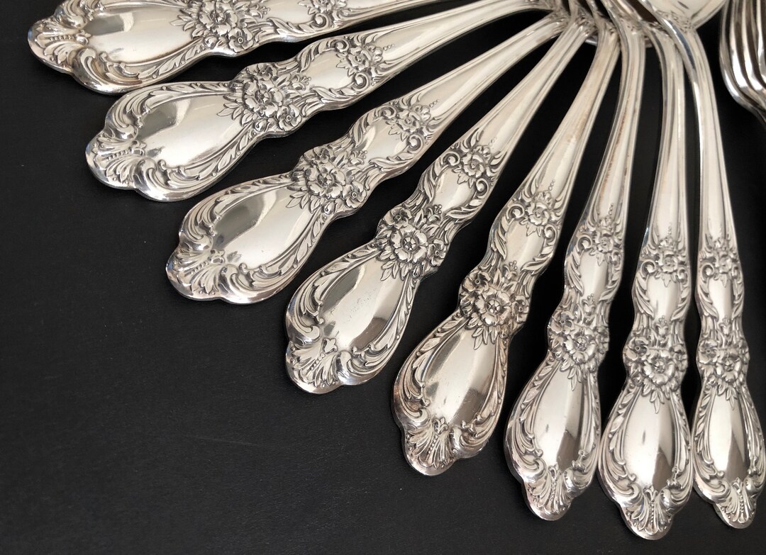 Vintage Silver Plated Flatware Set From Rogers Bros., International ...