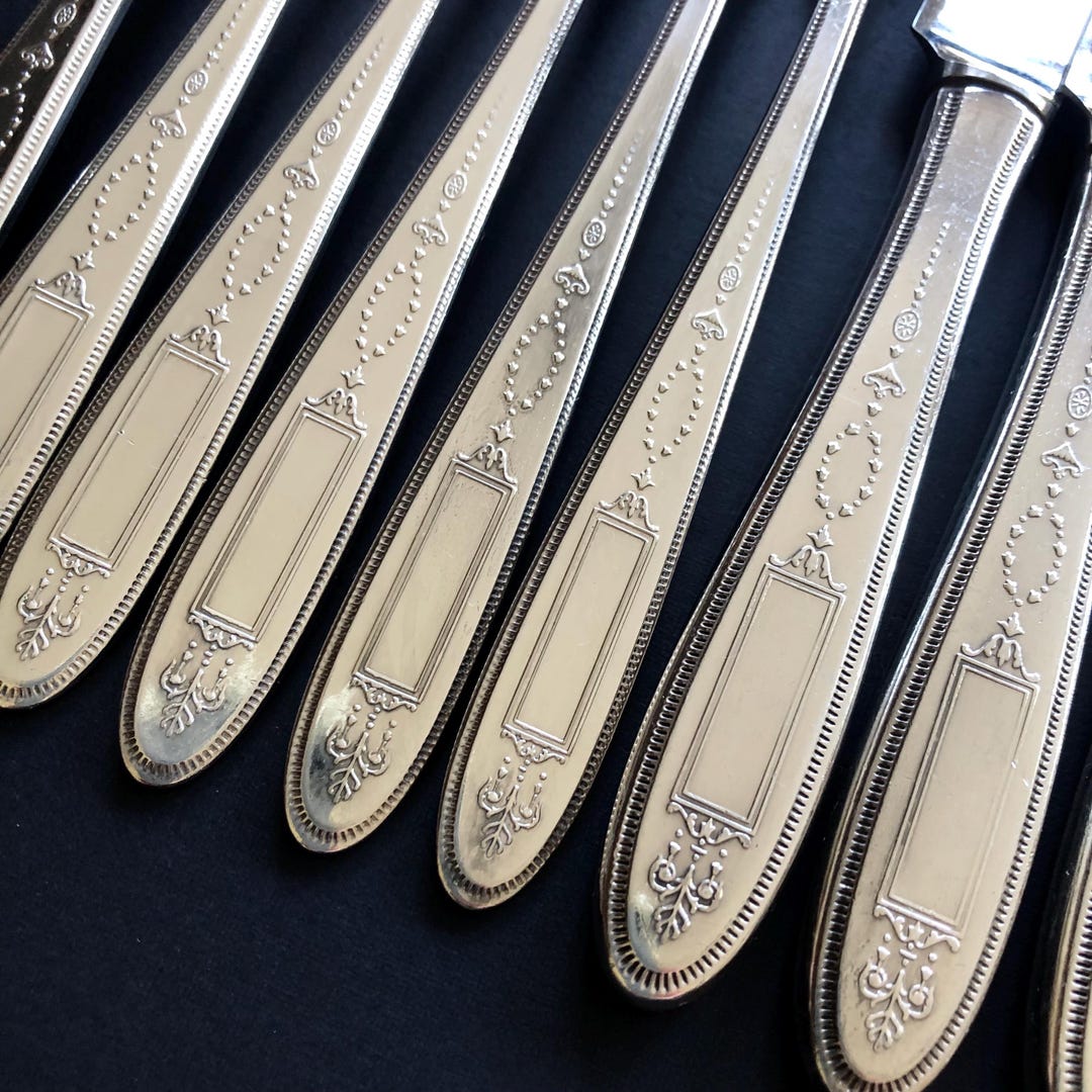 Vintage Silver Plated Flatware Set for 6, Made by Community, in ...