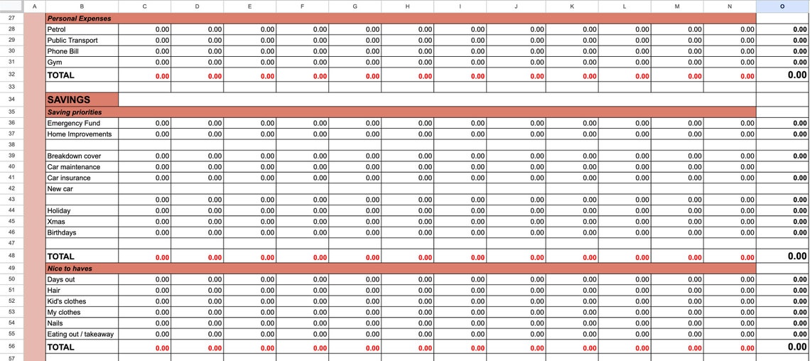 New! 2024 ANNUAL BUDGET TRACKER Spreadsheet - Budget Tracker Template ...