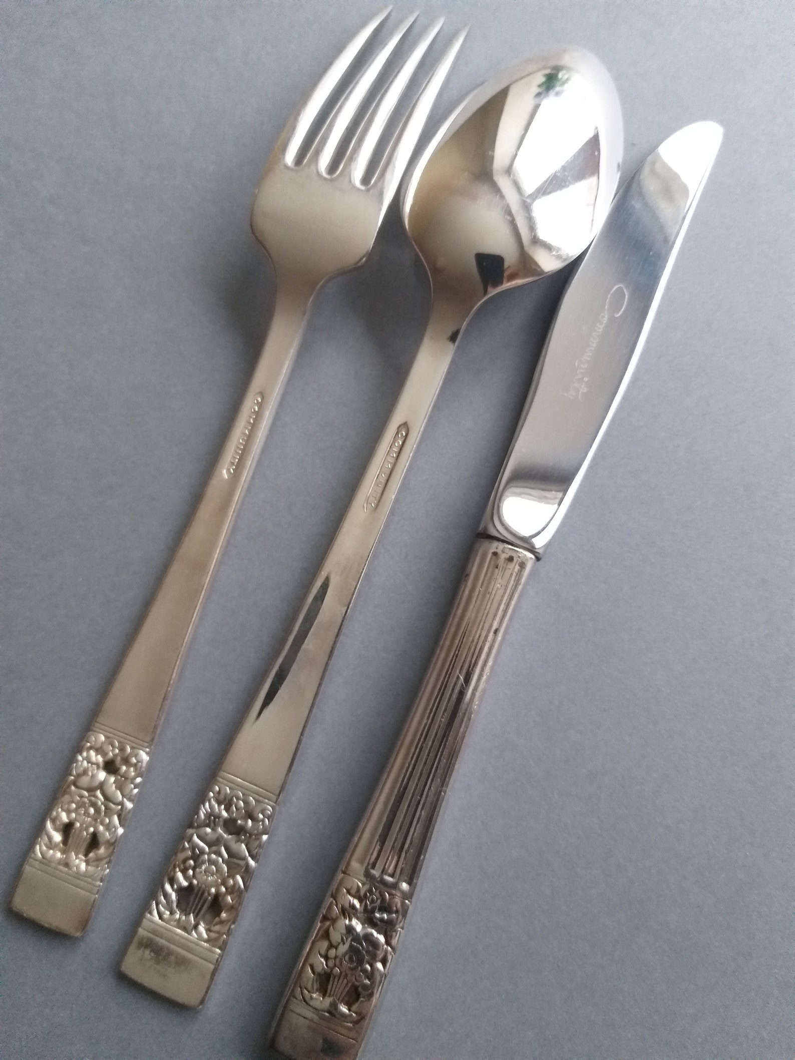 Vintage Oneida Community Plate. Silver Plated Flatware. First ...