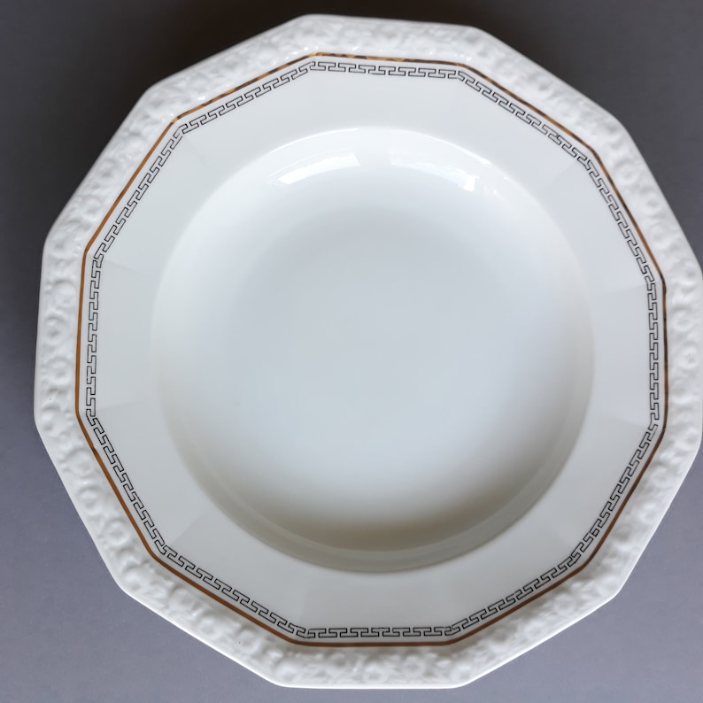 One Rosenthal Germany Plate Pattern Maria. White Porcelain Soup Plate ...