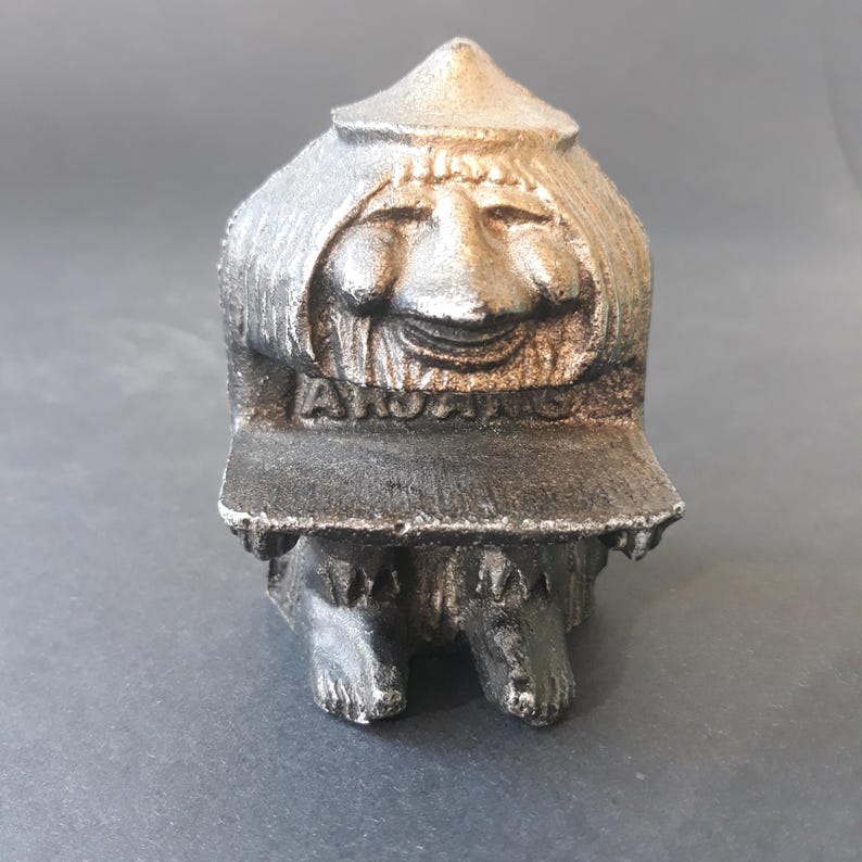 Norwegian Swedish Troll Figurine. Made of Metal Cast Iron in a Bronz ...