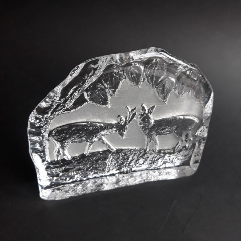 Eda Kristall Nya Glasbruket Sweden Crystal Glass Paperweight - Etsy
