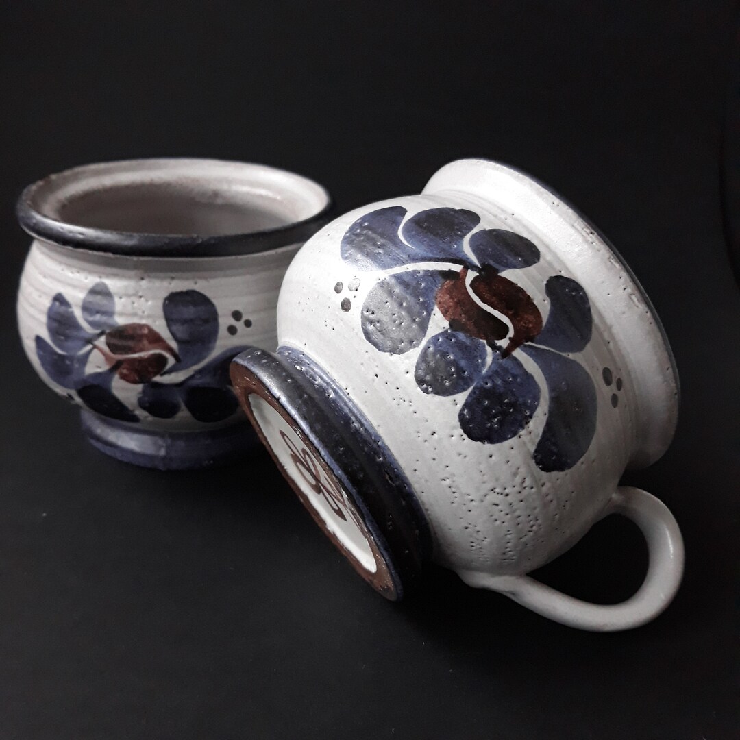 Two-piece Set. Hand Throw Pottery Studio Large Mug and Pot. Hand ...
