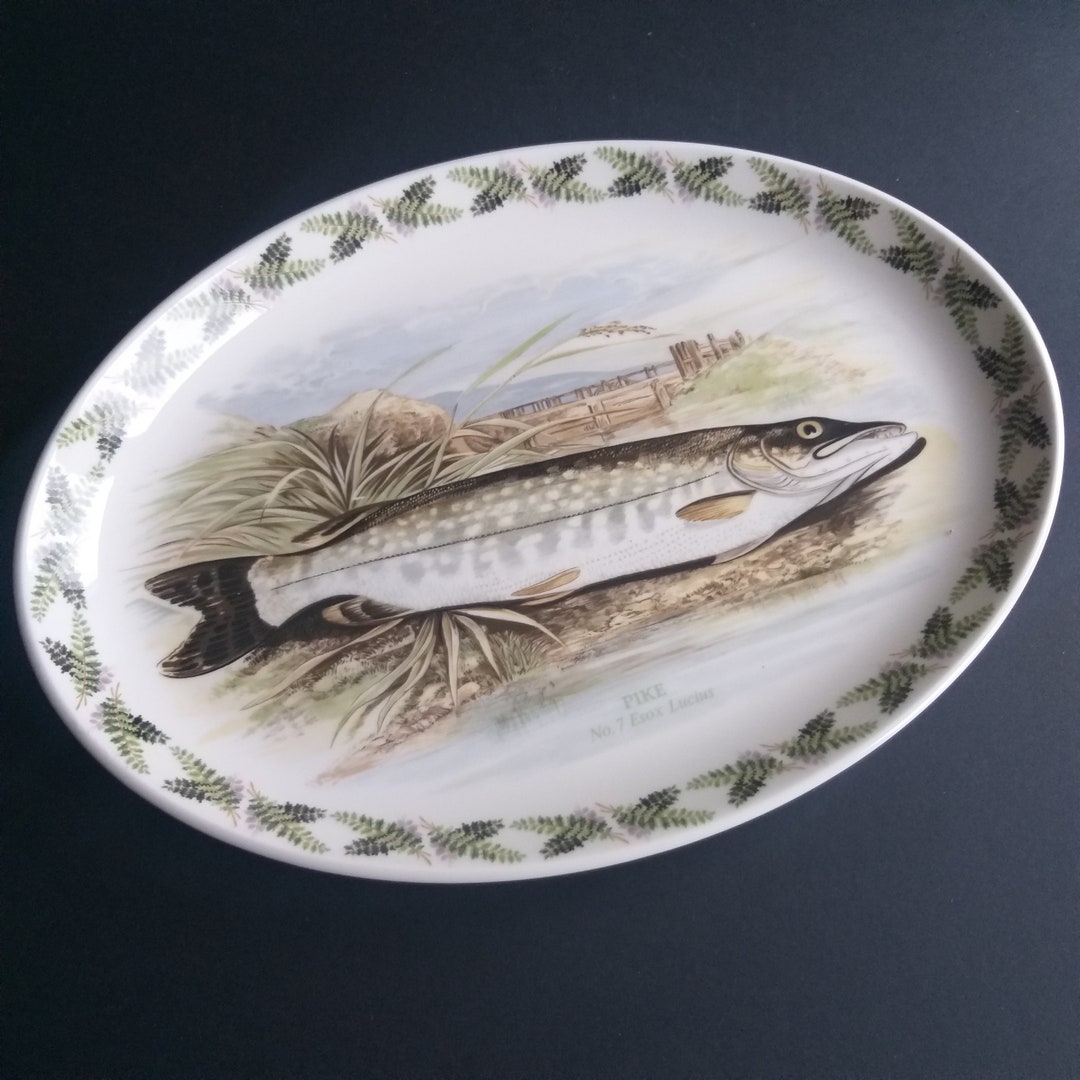 A Beautiful Vintage Portmeirion England the Compleat Angler British ...