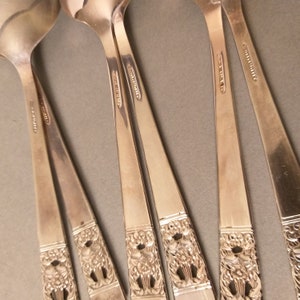 Vintage Oneida Community Plate Coronation Set of 6 Spoons. Silver ...