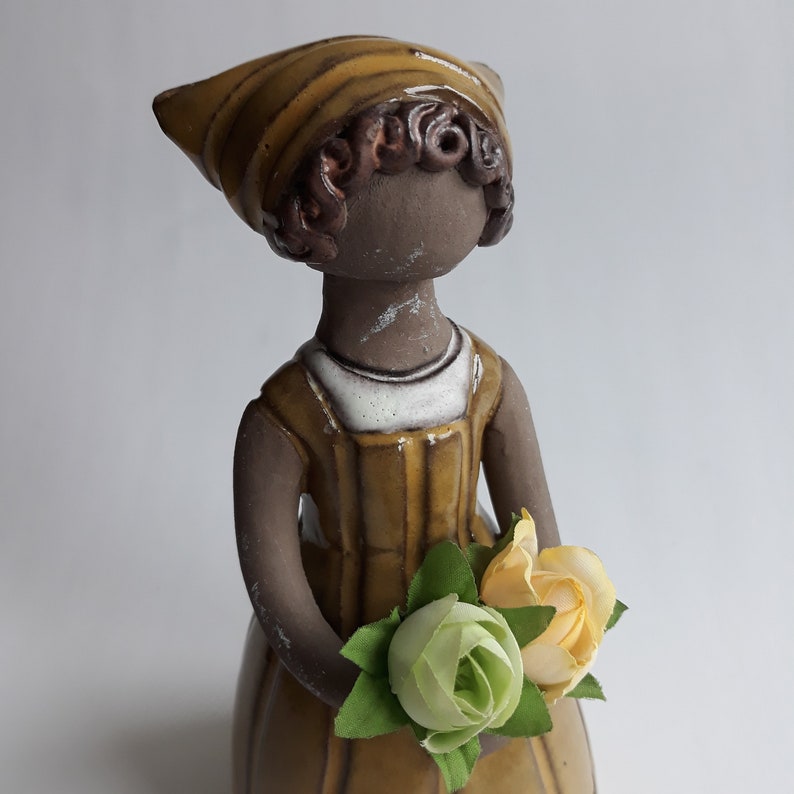 Elbogen Keramik Sweden. Ceramic Girl Figurine 7. Has a - Etsy