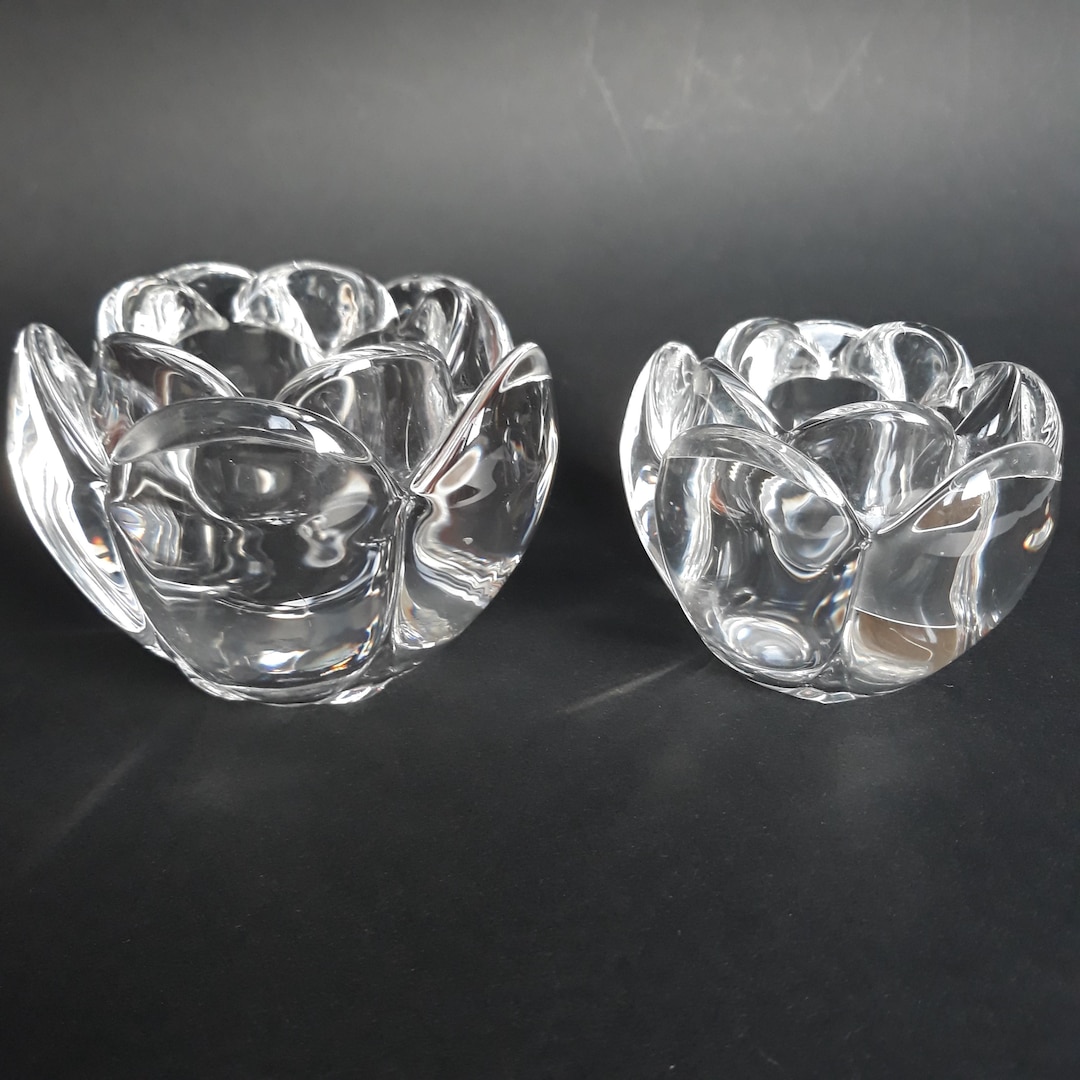 One Royal Copenhagen Produced by Holmegaard Crystall Clear Tealight ...