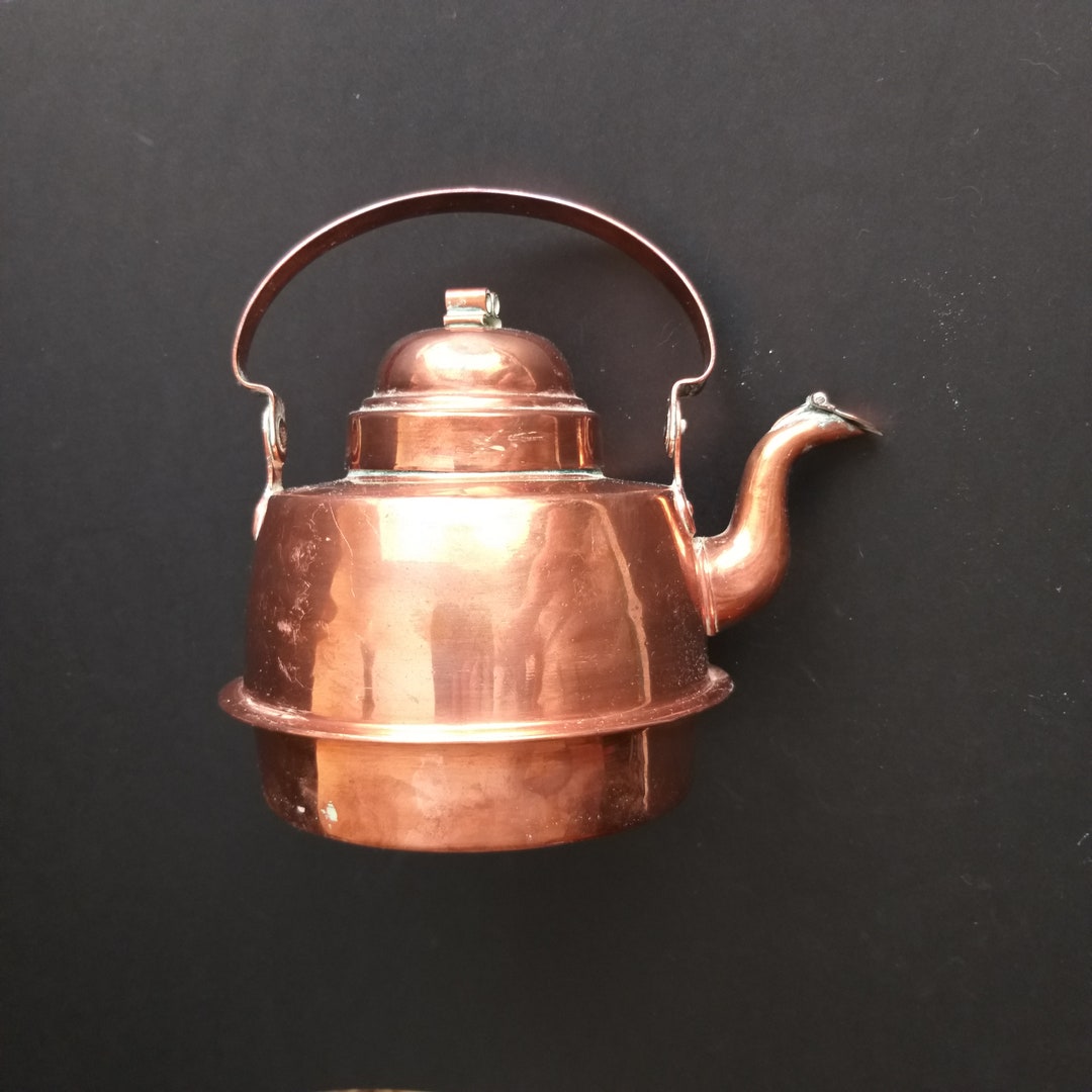Antique Swedish Cooper Tea Pot. Capacity 1.5 Litre Volume. Rustic ...
