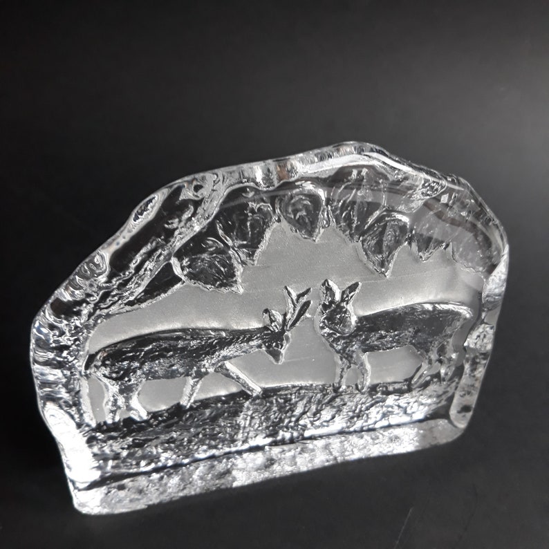 Eda Kristall Nya Glasbruket Sweden Crystal Glass Paperweight Sun ...
