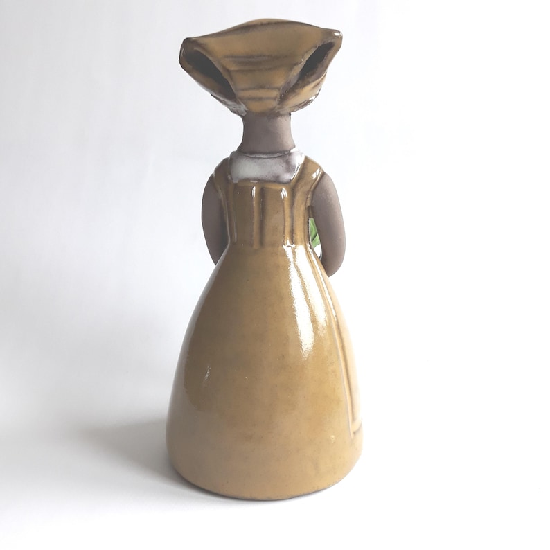Elbogen Keramik Sweden. Ceramic Girl Figurine 7". Has a Hole for ...