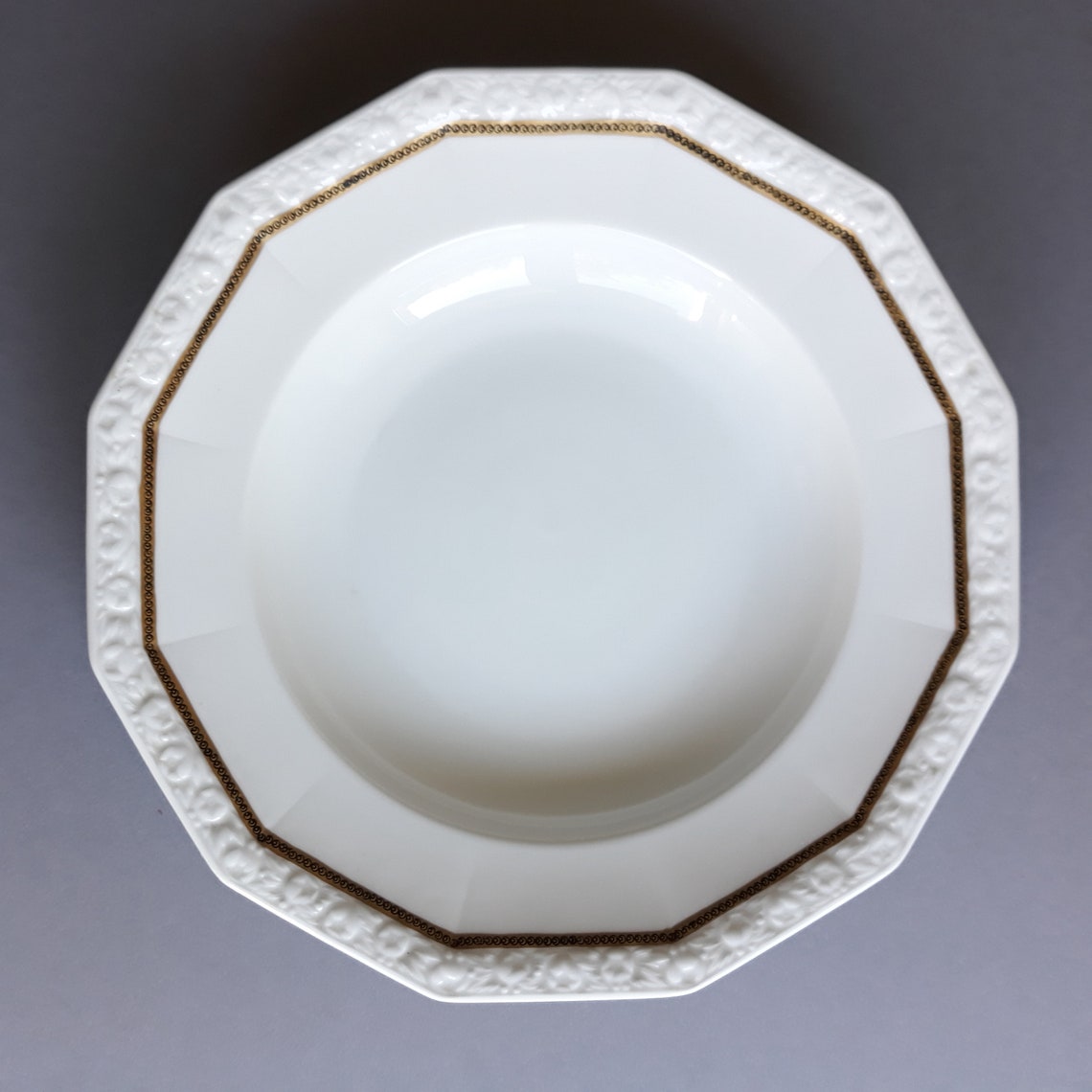 One Rosenthal Germany Plate Pattern Maria. White Porcelain Soup Plate ...
