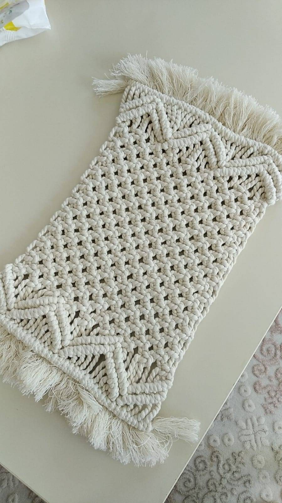 Macramé Plate Coaster / Coaster Set / Placemat Macramé / Boho - Etsy España