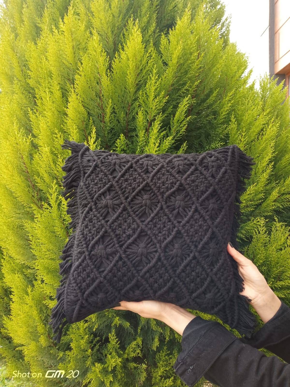 Macrame Pillow Case/boho Pillow Case/macrame Pillow Case/deco - Etsy