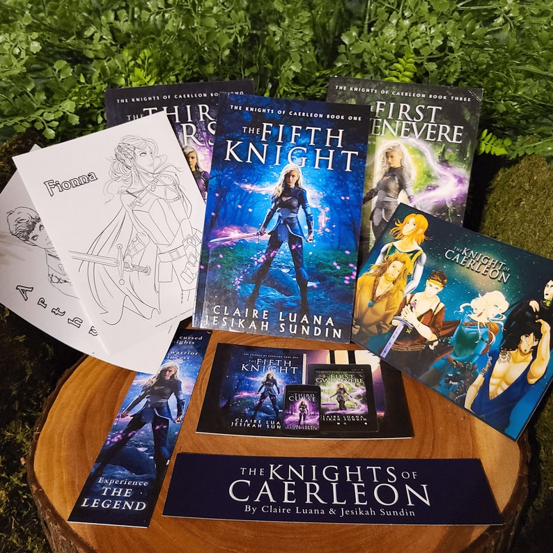 The Knights of Caerleon (3 Books) by Claire Luana and Jesikah Sundin - Etsy