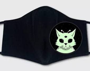 Cat Meme Face Mask | Etsy