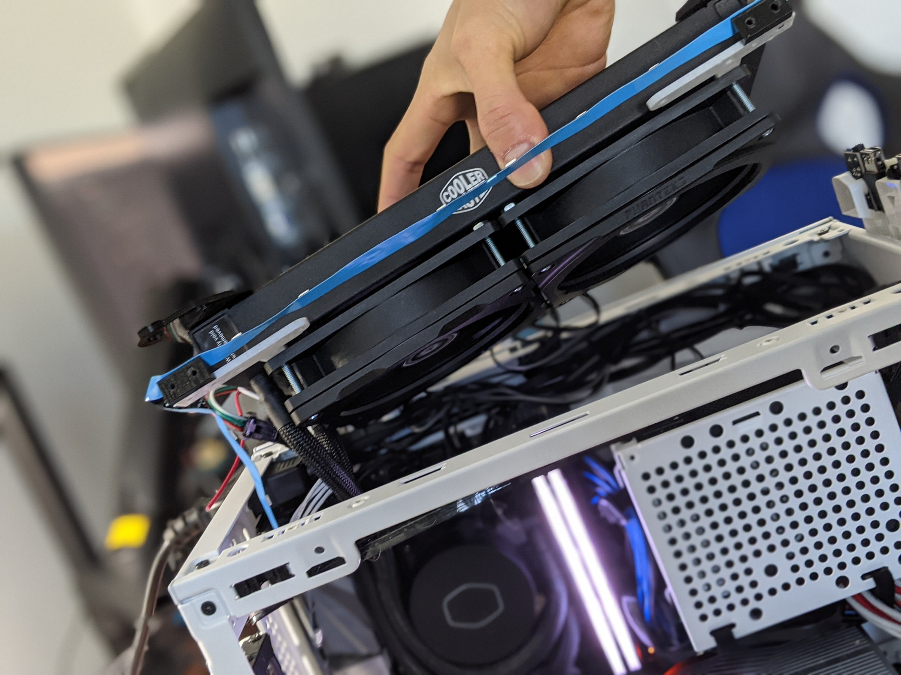 Coolermaster NR200 Top-mounted Radiator Bracket black or | Etsy Canada