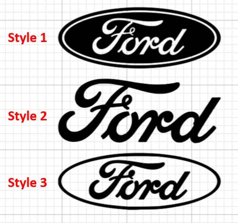 Ford Logo Vinyl Decal/stickers-multiple Designs - Etsy