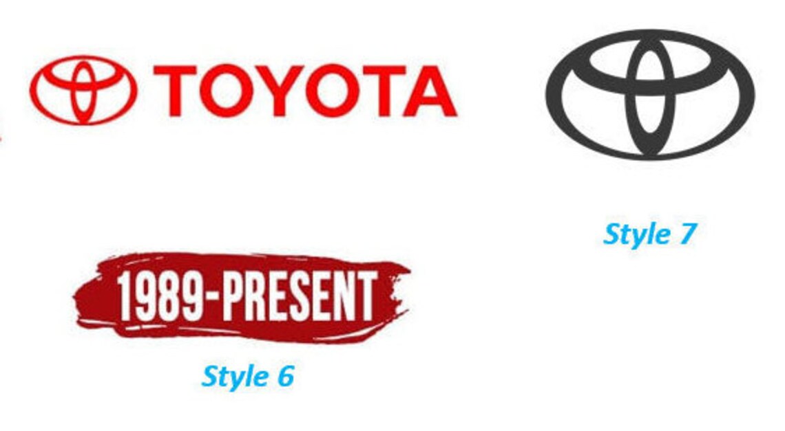 Toyota Logo Vinyl Decal/Stickers-Multiple Designs | Etsy