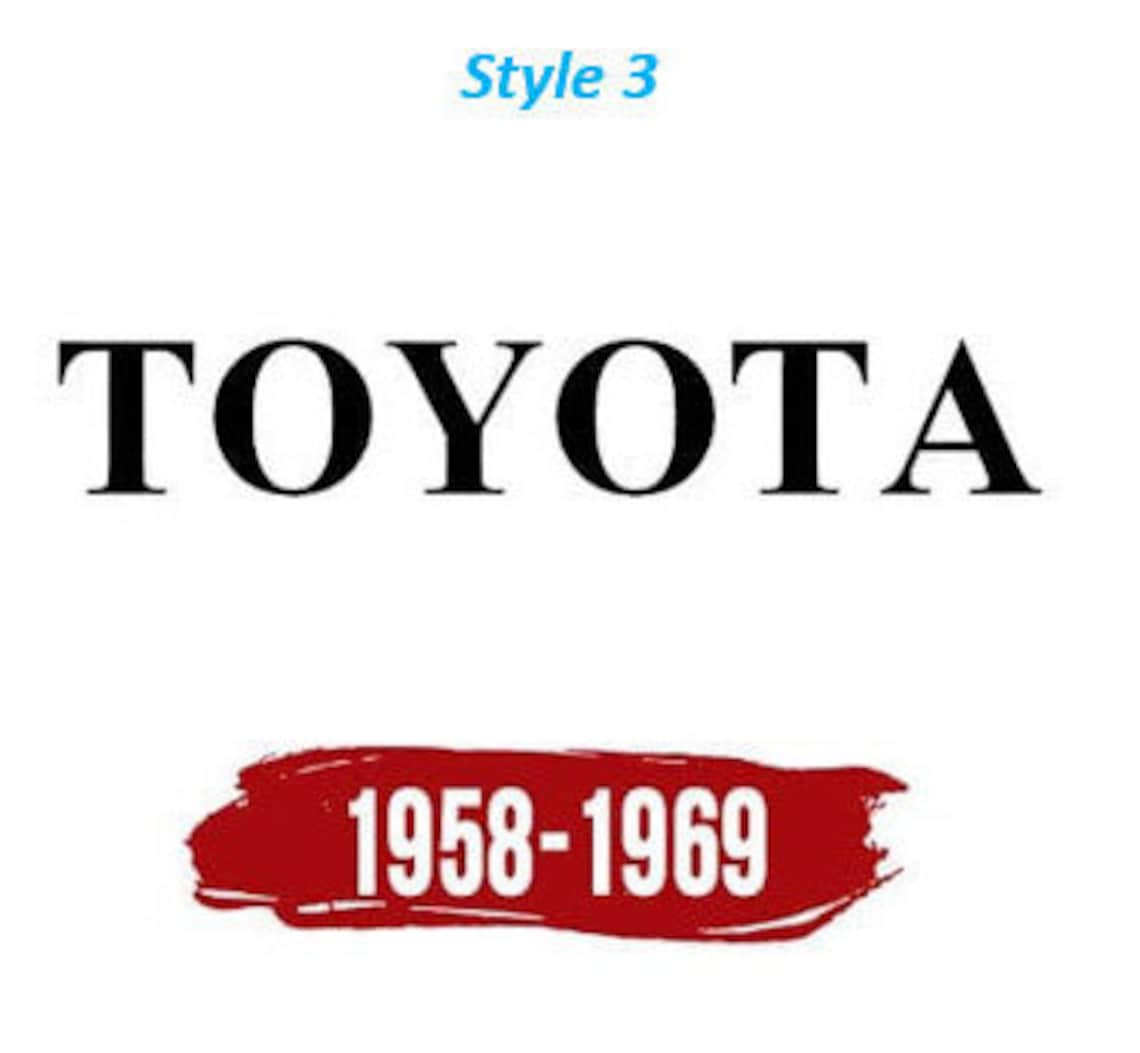 Toyota Logo Vinyl Decal/Stickers-Multiple Designs | Etsy