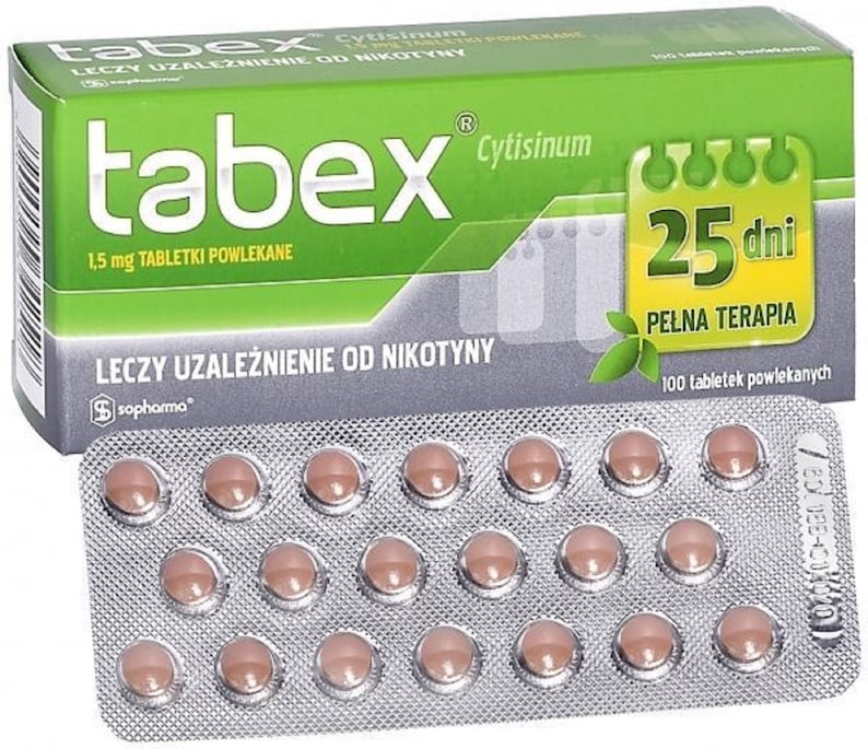 1 X TABEX Quit Stop Smoking 100 X 1.5mg Tablets One Month - Etsy