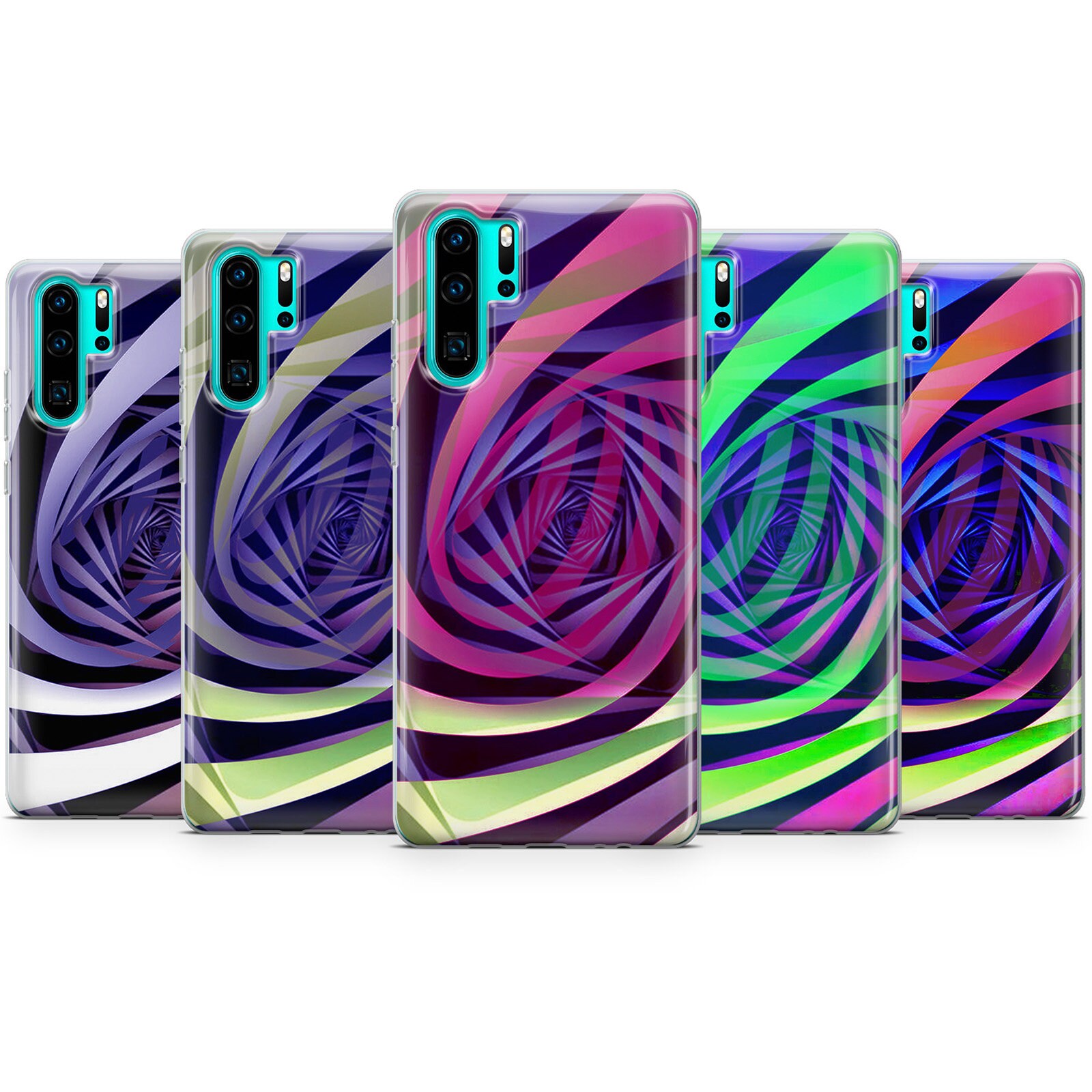 Optical Illusion Gel Phone Case for iPhone 12 Mini Pro Max SE 6 7 8 7 ...