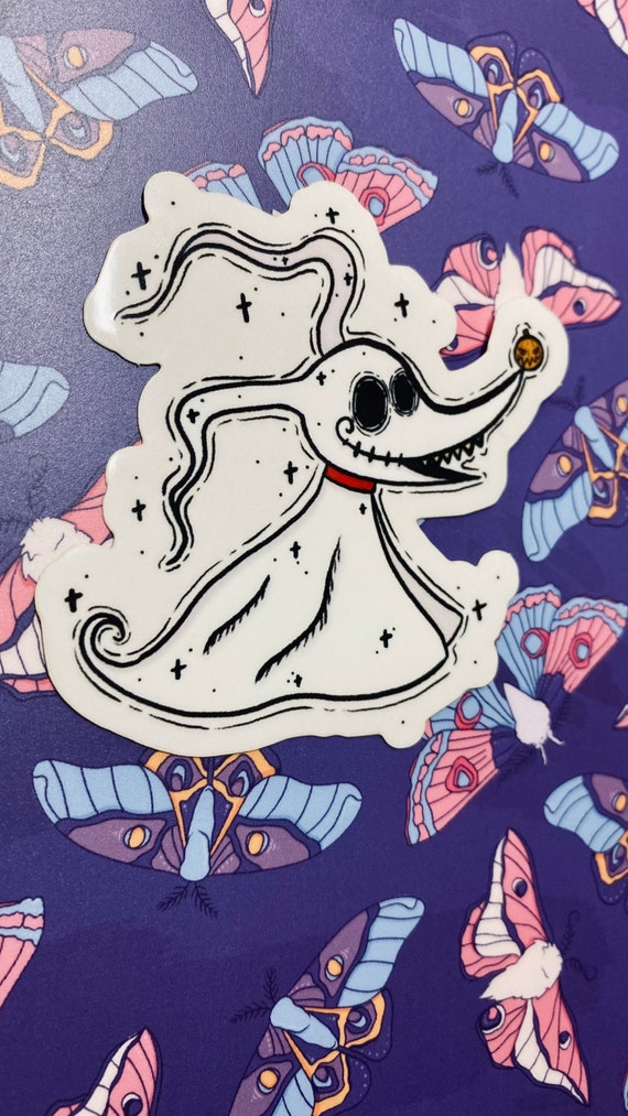 Zero Ghost Dog Sticker | Etsy
