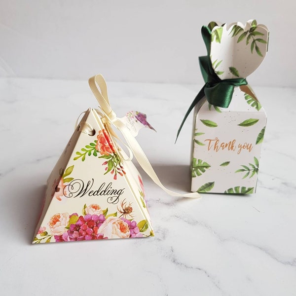 Paper Favor Boxes - Etsy