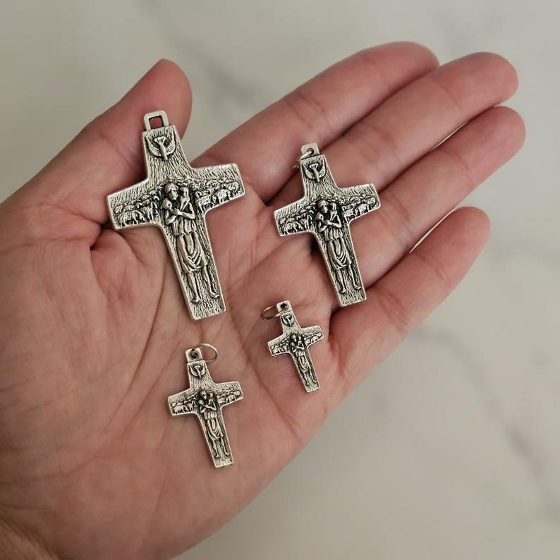 The Good Shepherd Cross, Pope Francis Pectoral Cross, Original Vedele ...