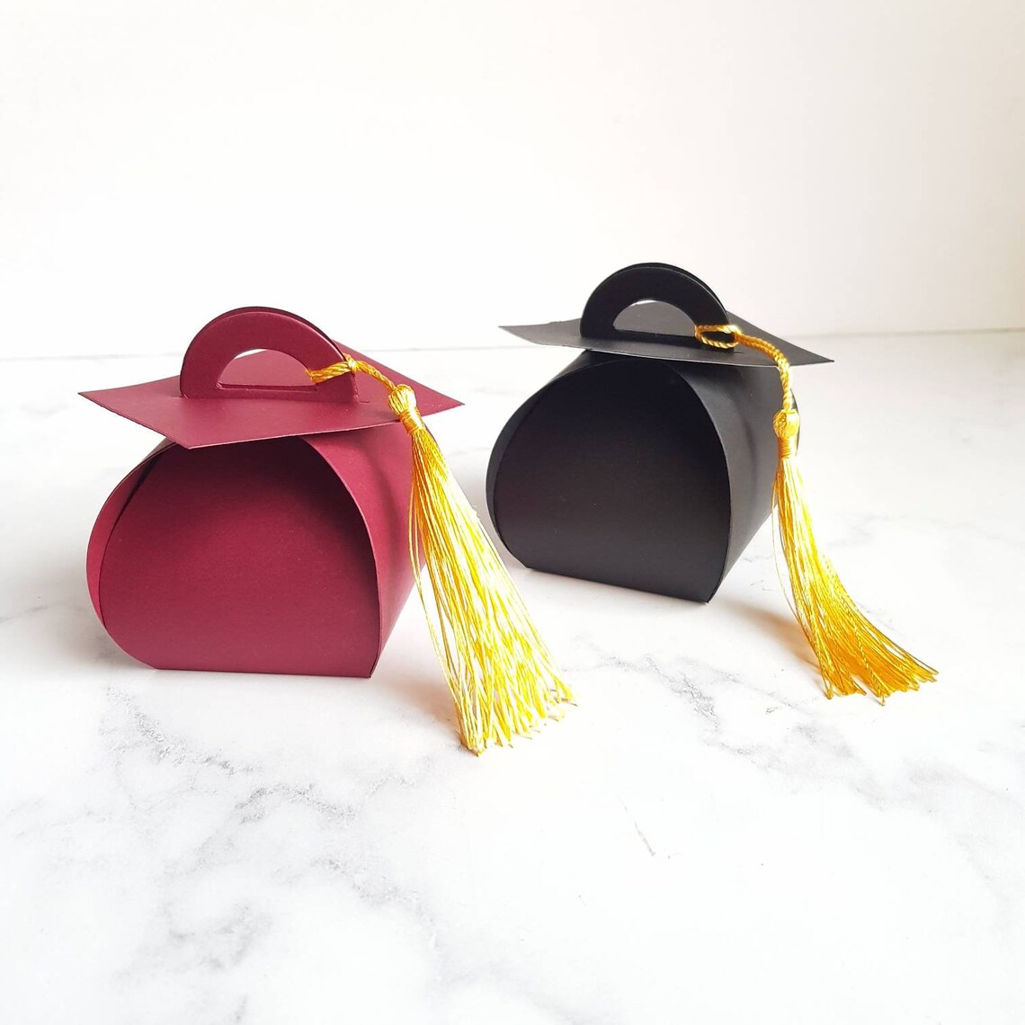 6/12pcs Graduation Party Gift Box With Tassel Doctorial Hat - Etsy