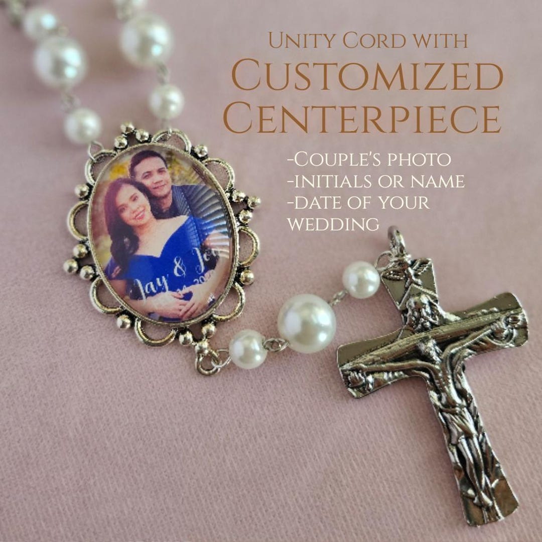 Wedding Unity Cord With Large Oval Customizable Centerpiece for Unity ...