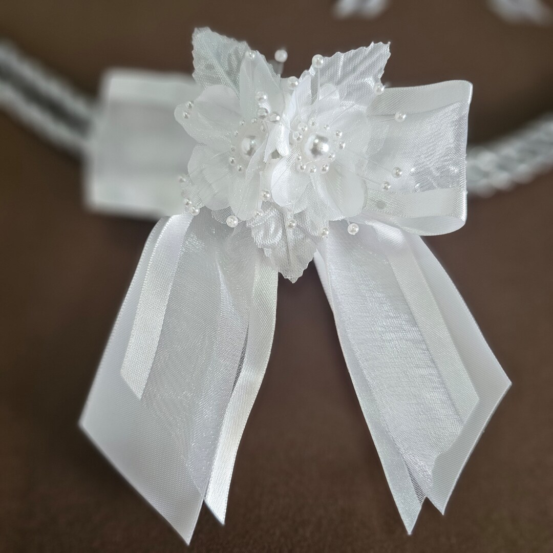 White Floral Wedding Unity Cord Lasso Yugal for Filipino and Hispanic ...