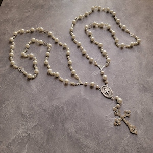 Filipino Unity Veil and Cord Set, Wedding Rosary-like Cord With ...