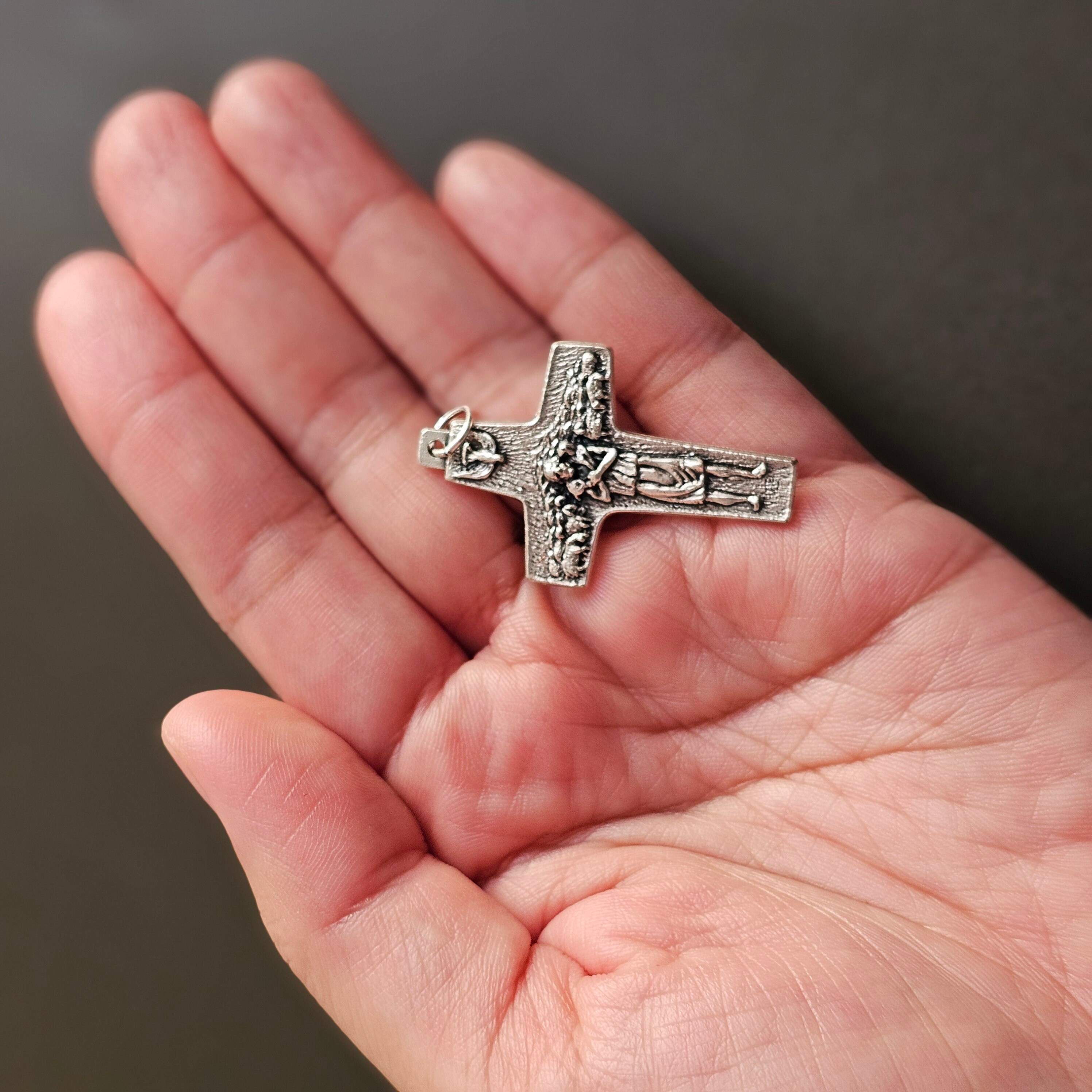 The Good Shepherd Cross (small) Pope Francis Cross Pendant Original ...