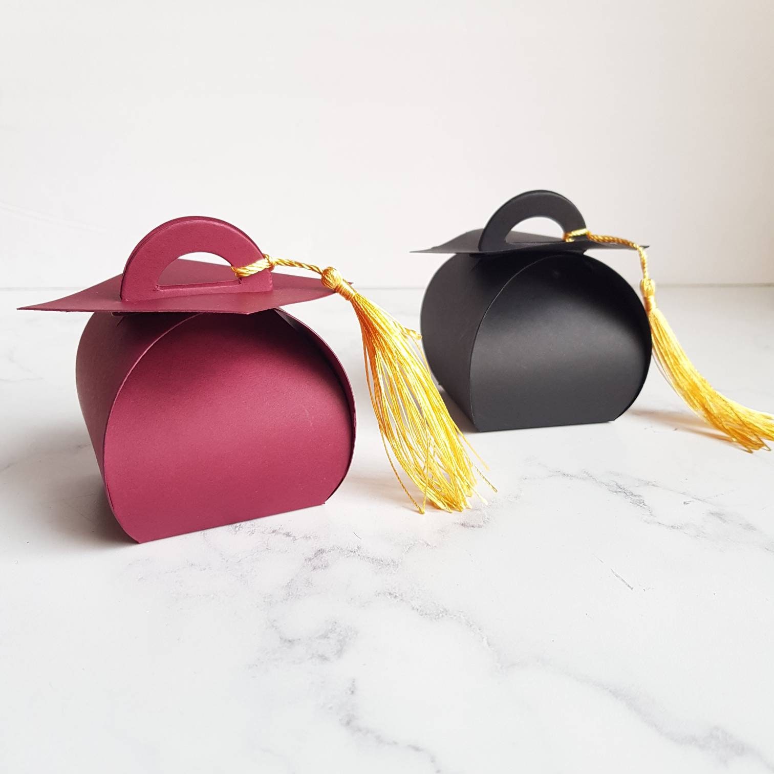 6/12pcs Graduation Party Gift Box With Tassel Doctorial Hat - Etsy