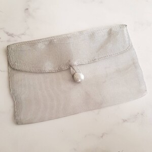 6/12 Pcs Metallic Gold, Silver or Red Organza Gift Envelopes With ...