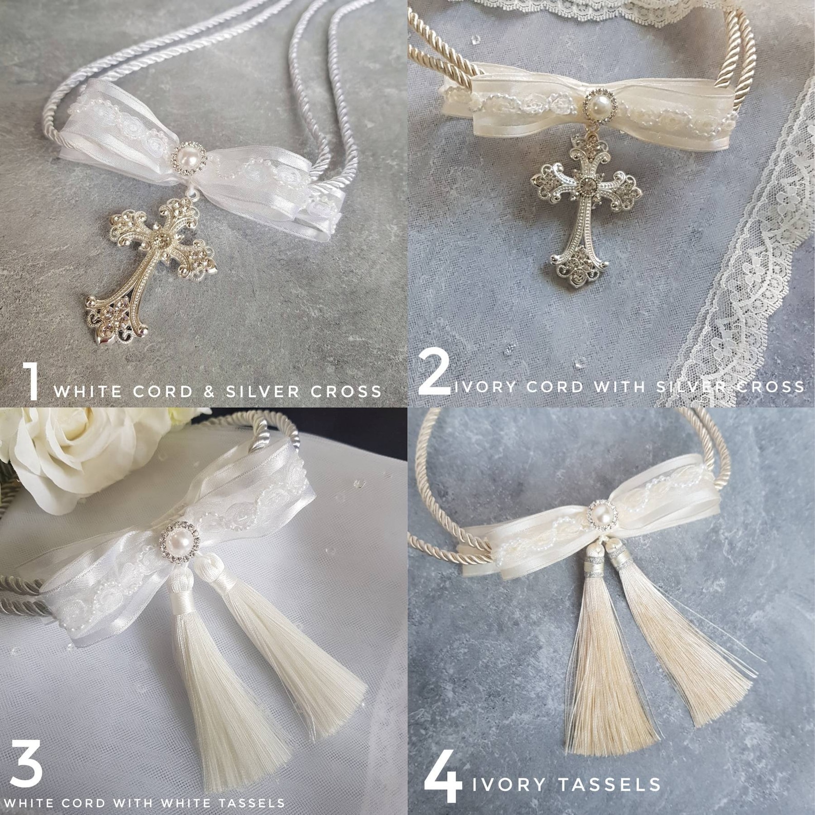 Filipino Unity Veil and Cord SET Secondary Sponsor Wedding - Etsy