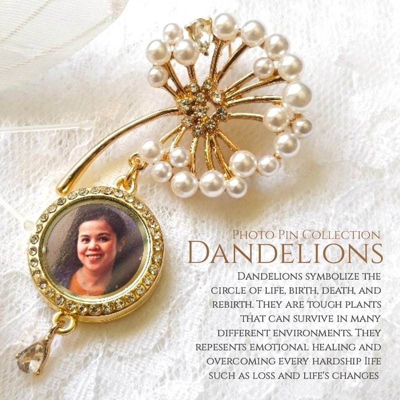 Dandelion Brooch - Etsy