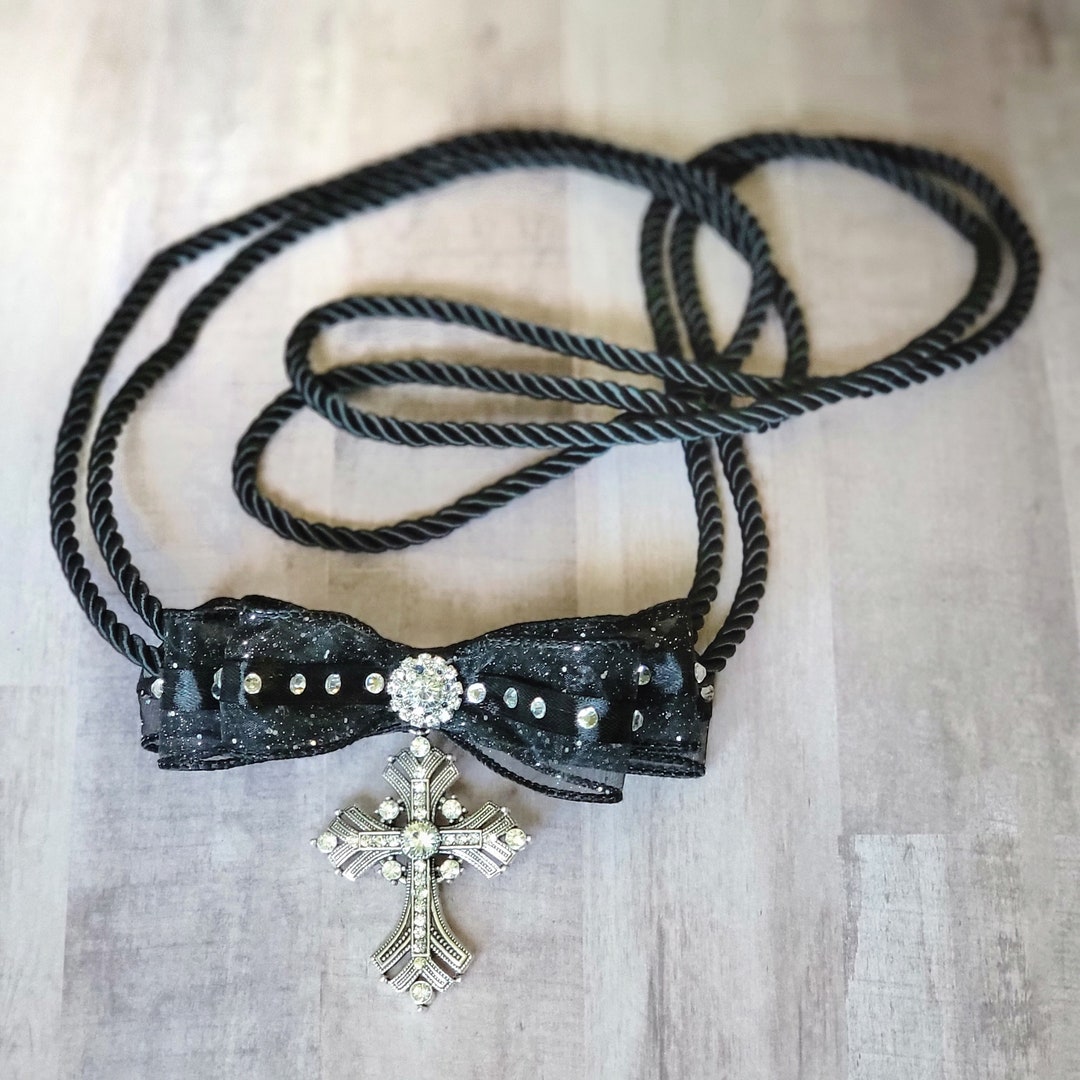 Black Wedding Unity Cord Lasso for Filipino and Hispanic Catholic ...