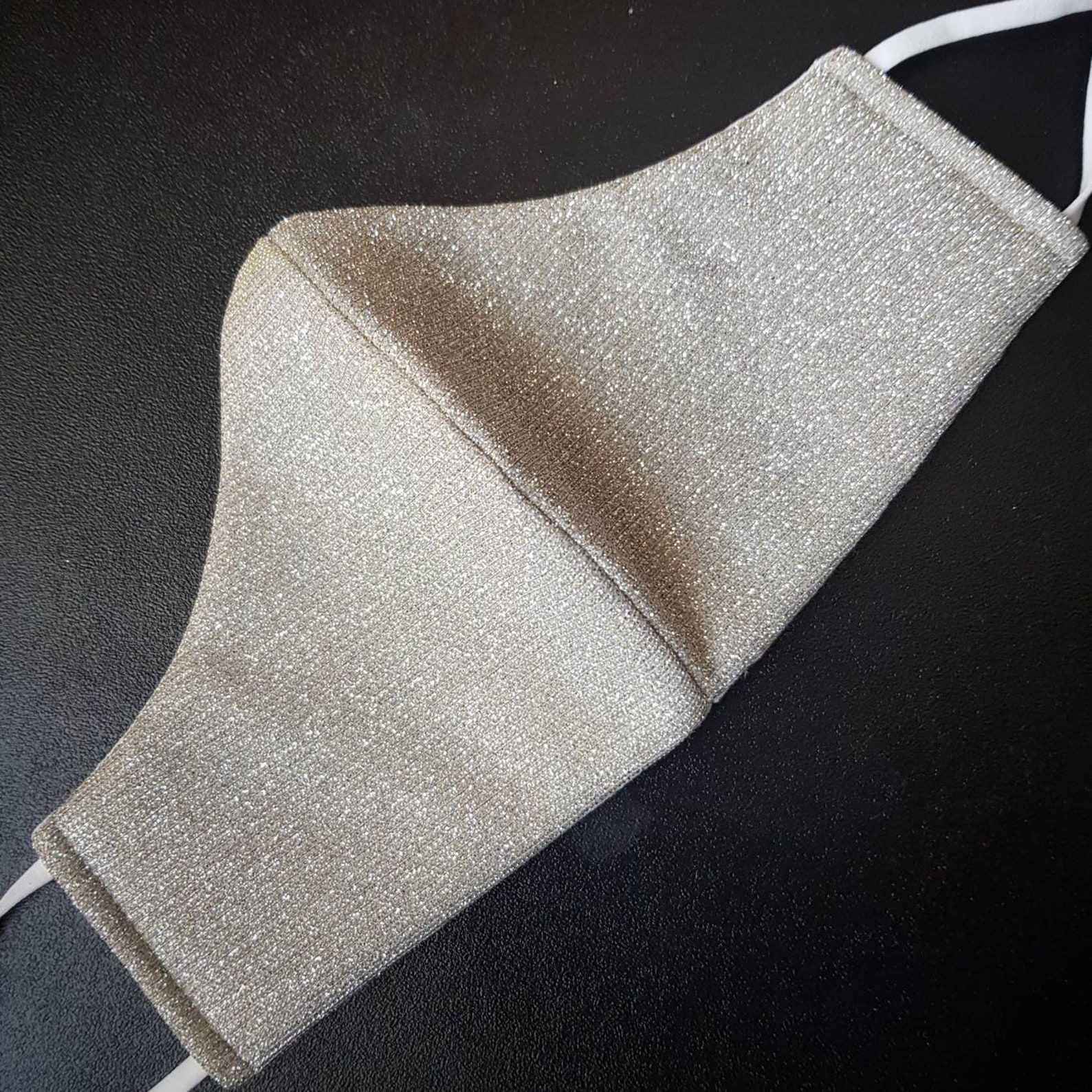 Luxury Silver Adjustable Mask for Women Wedding Formal Event | Etsy