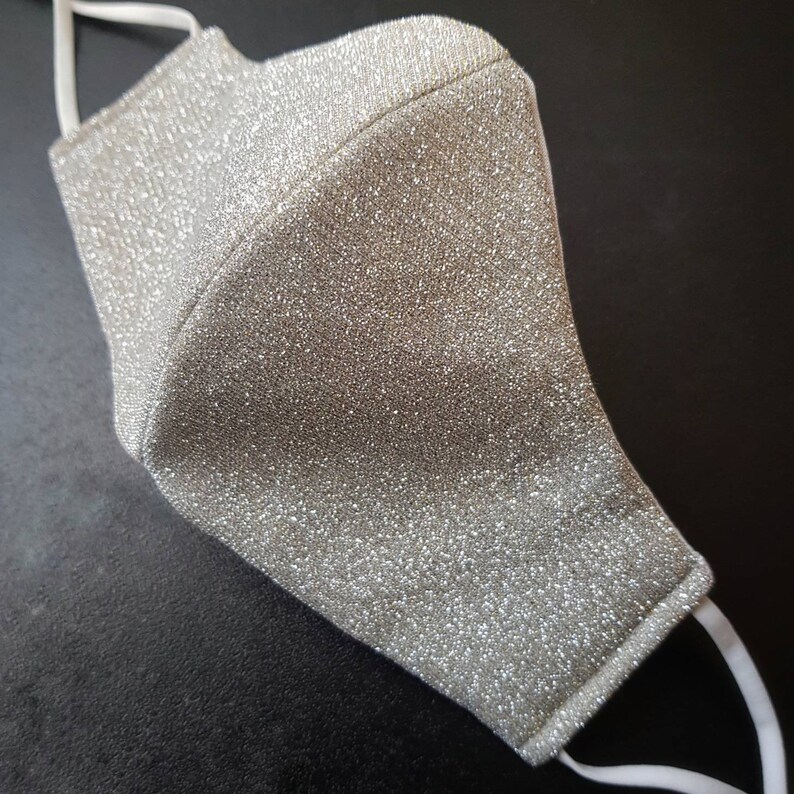 Luxury Silver Adjustable Mask for Women Wedding Formal Event - Etsy