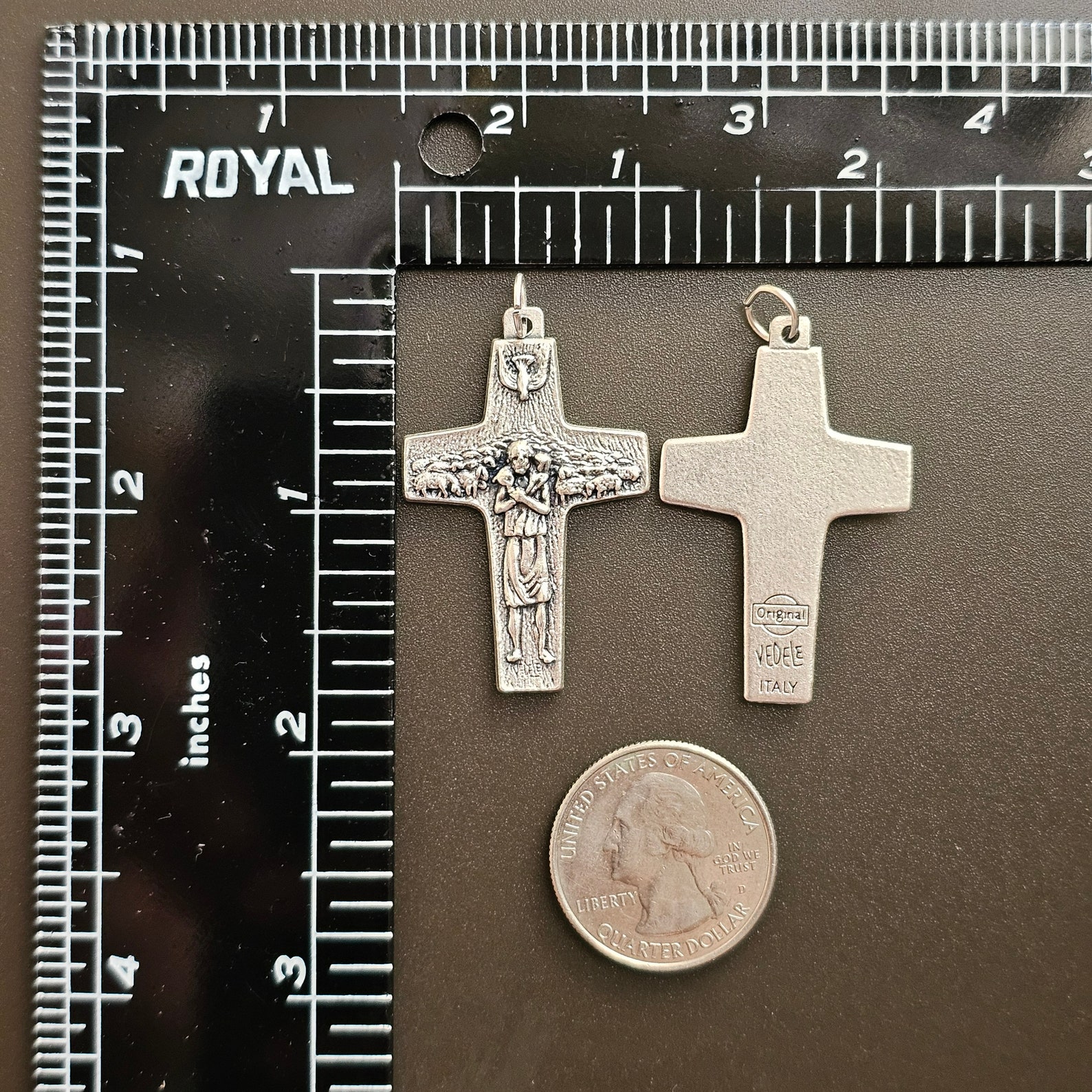 The Good Shepherd Cross (small) Pope Francis Cross Pendant Original ...