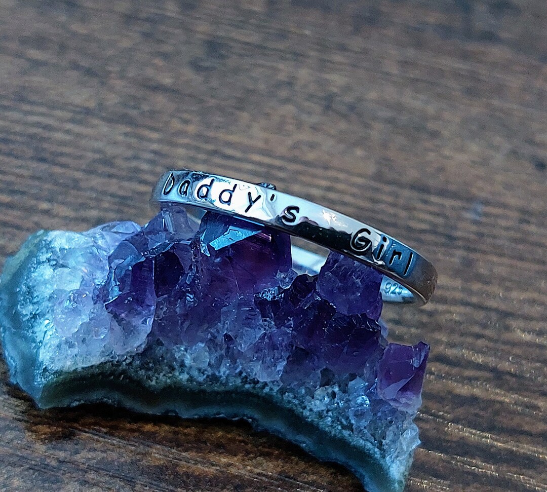 Daddy's Girl Ring in Sterling Silver | Kink Ring | 18+ Jewellery | Rude ...