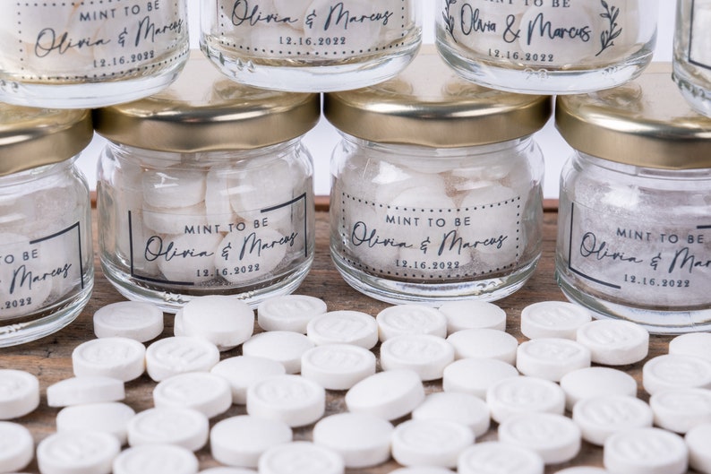 Custom Wedding Mints Mint to Be Wedding Favors - Etsy
