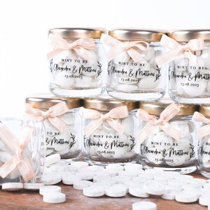 Custom Wedding Mints Mint to Be Wedding Favors Personalized Wedding ...