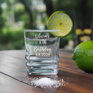 Personalized Birthday Shot Glasses: Engraved Party Favors - Etsy