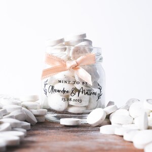 Custom Wedding Mints Mint to Be Wedding Favors Personalized Wedding ...