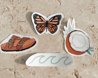 Preppy Sticker Pack - Etsy