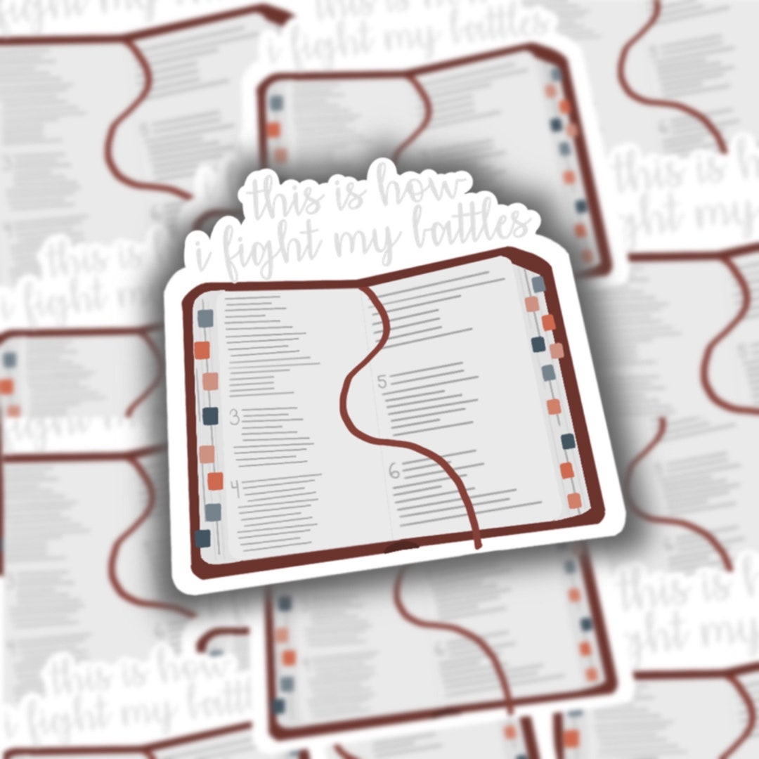 This is How I Fight My Battles Sticker - Etsy