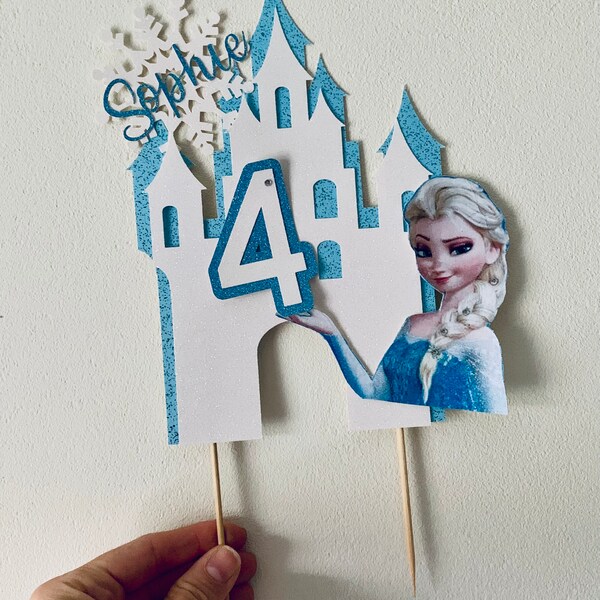 Elsa Cake Topper - Etsy UK